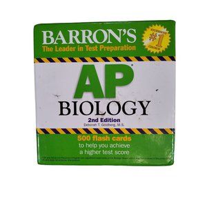 Barron's | Other | Barrons Ap Biology Study Flash Cards 2nd Edition 50 ...